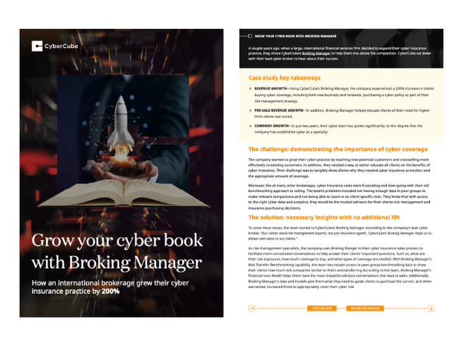 Grow your cyber book with Broking Manager